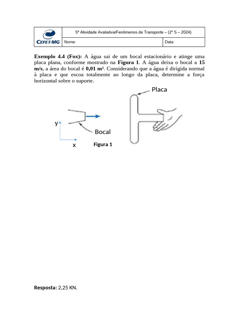3º Exercício Avaliativo - Cap 4 - 2S 2024 | PDF