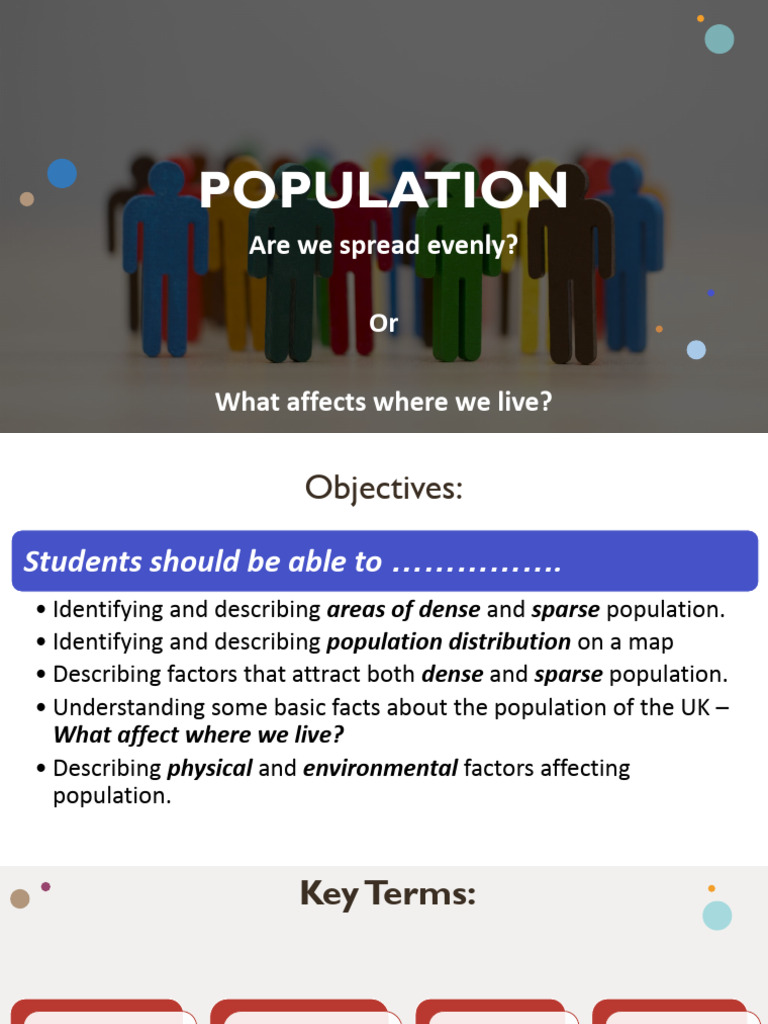Dense vs Sparse Population in the UK | PDF | Soil | Density