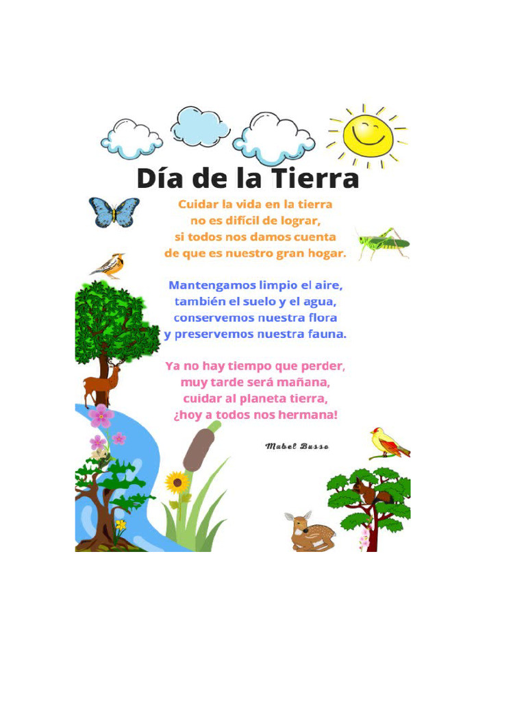 Poesia Dia de La Tierra | PDF