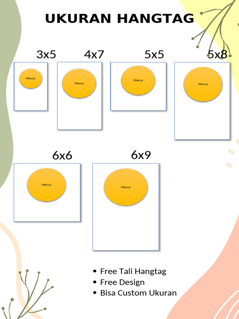 Ukuran Hangtag | PDF