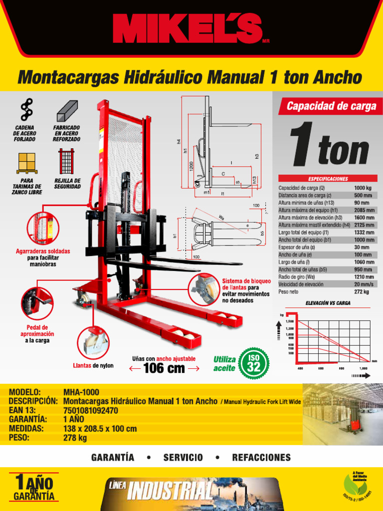 MHA-1000 Ficha T Cnica | PDF