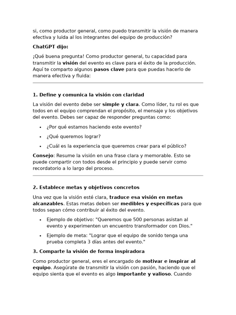 Transmitir La Visión de Manera Efectiva | PDF | Comunicación