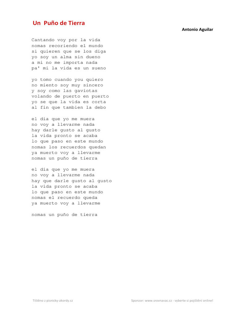 Un Puo de Tierra | PDF