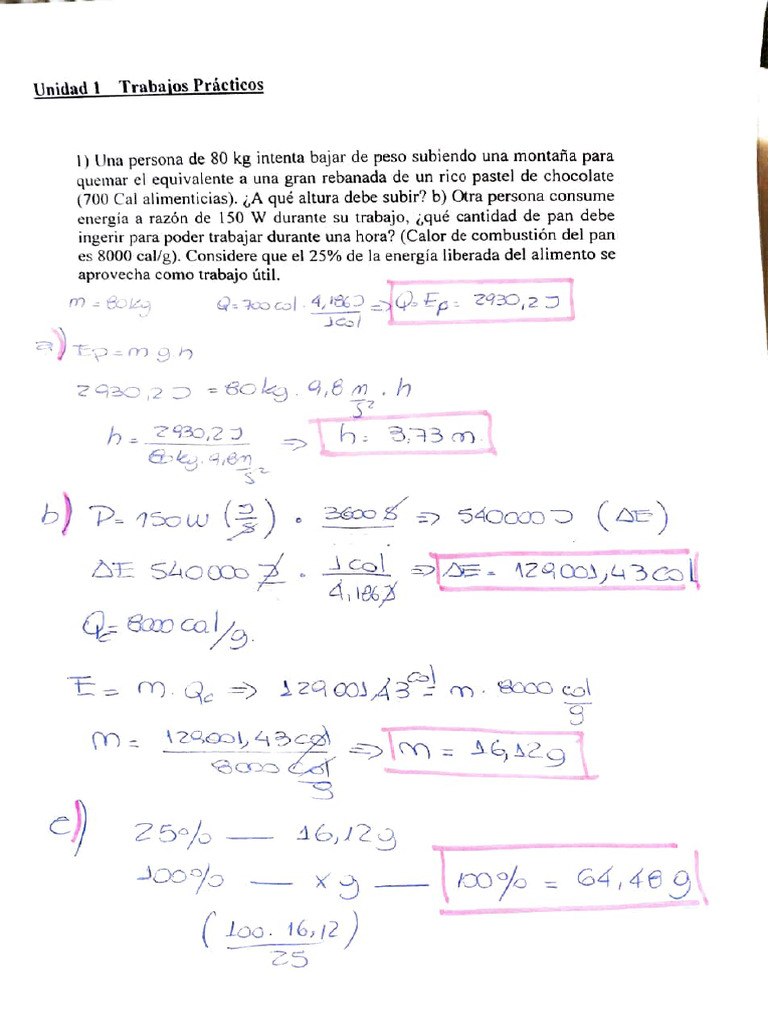 T.P #1 Termodinamica Calor | PDF | Calor | Agua