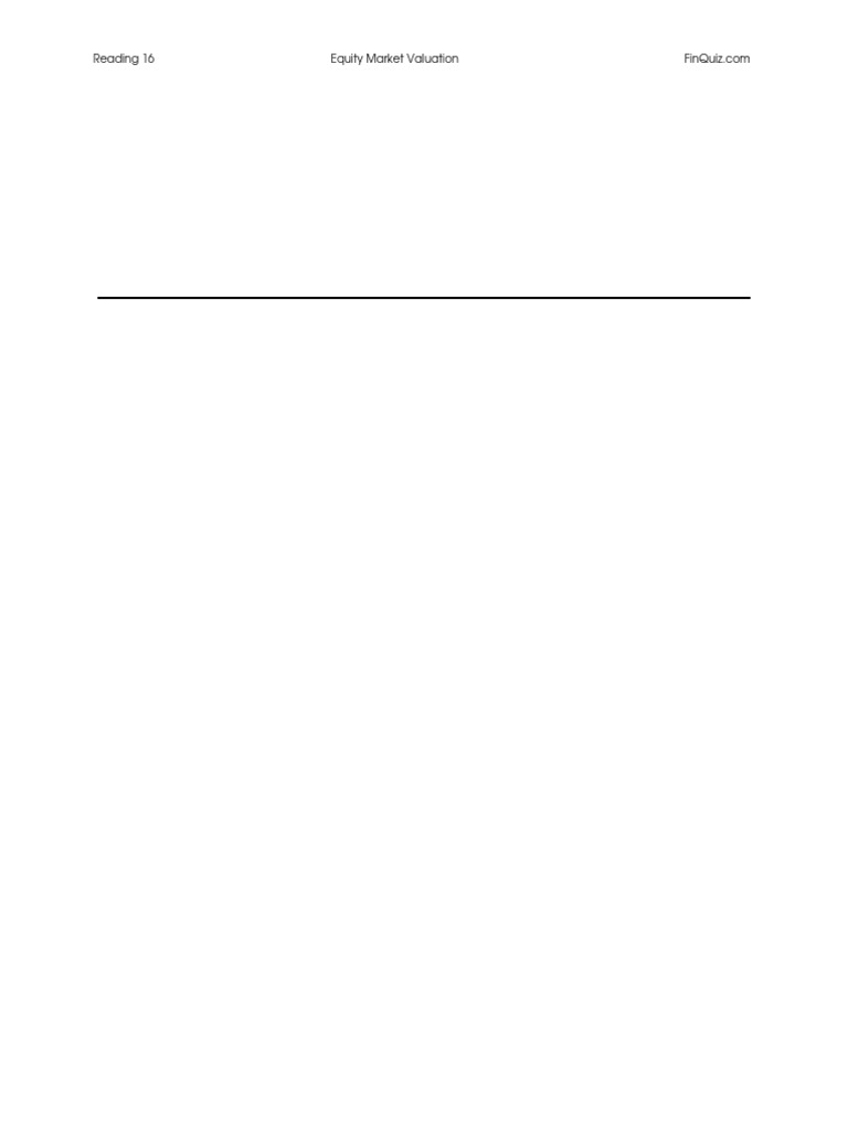 FinQuiz - Item-Set Questions, Study Session 7, Reading 16 | PDF ...