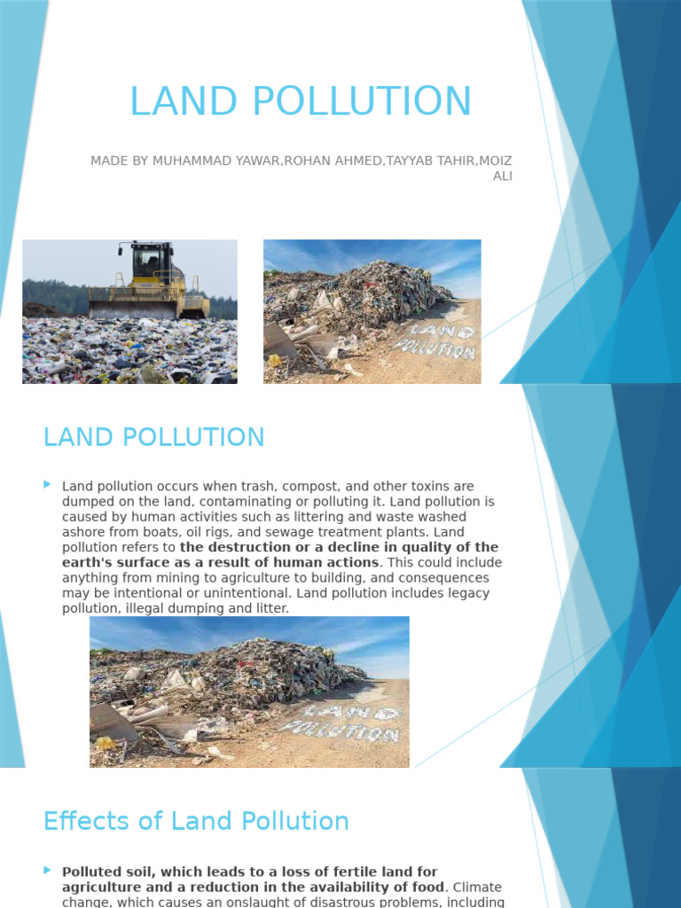 Understanding Land Pollution and Solutions | PDF