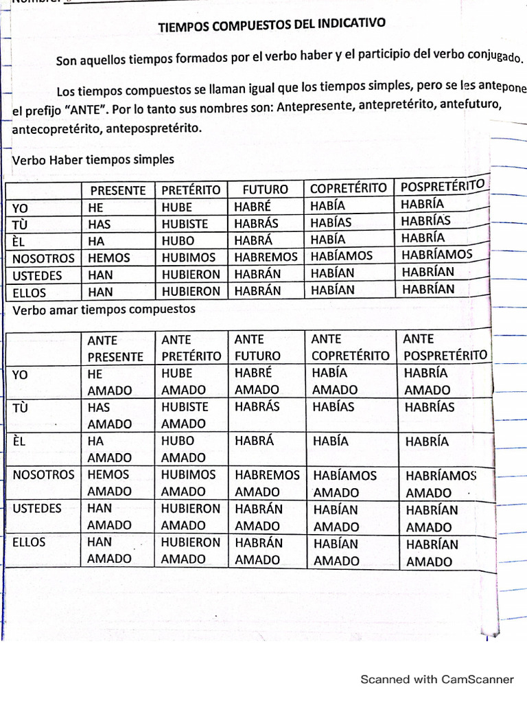 Verbos Compuestos | PDF