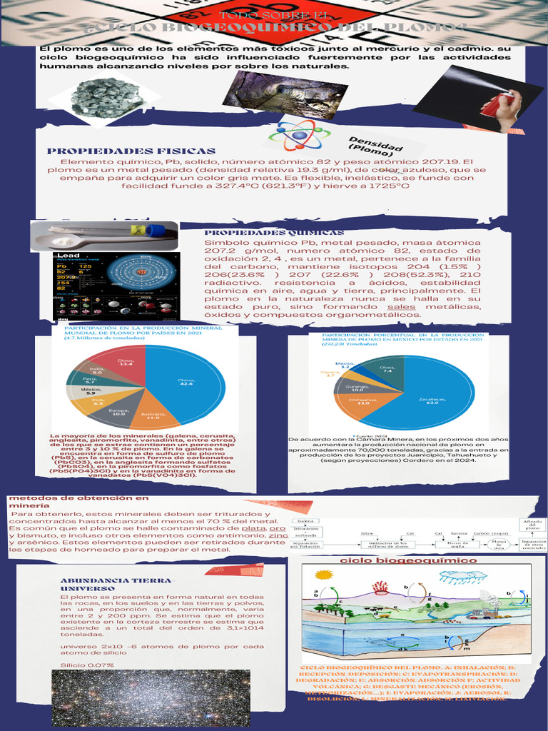 Ciclos Biogeoquimico Del Plomo | PDF | Dirigir | Naturaleza