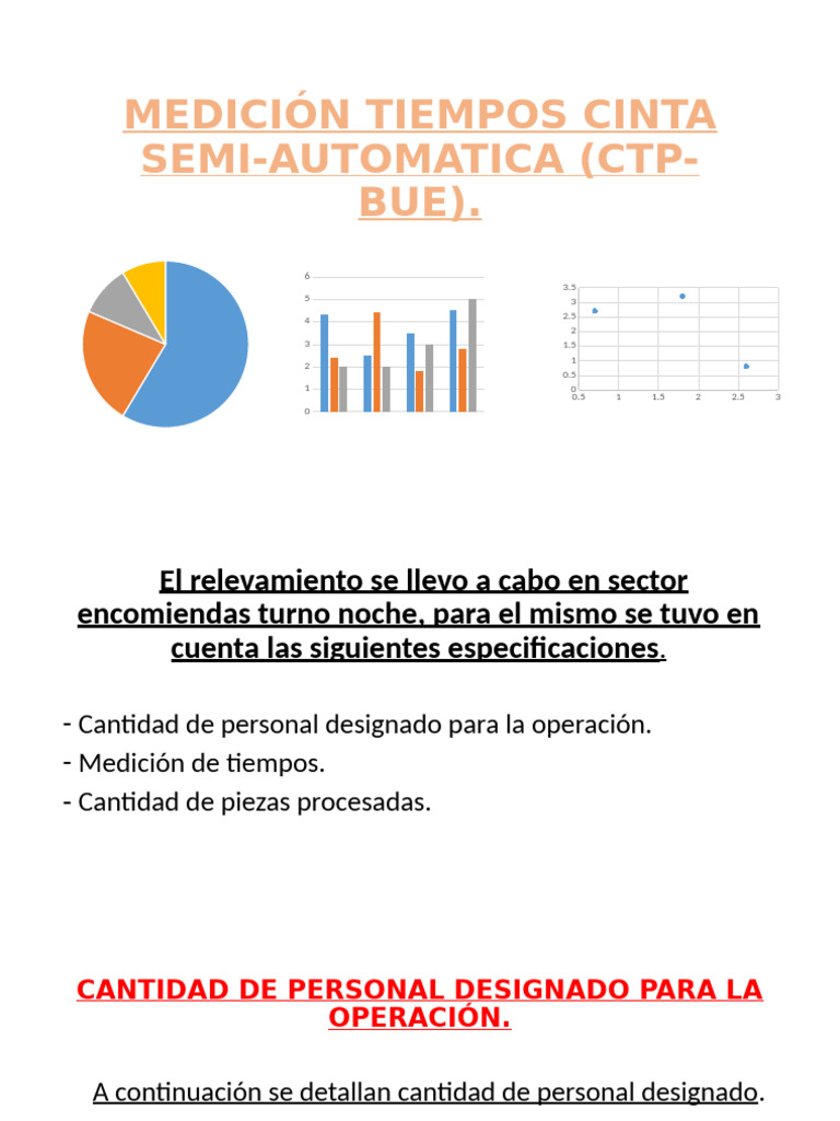 Medicion Tiempos Cinta Semi-Automatica (CTP - Bue) | PDF
