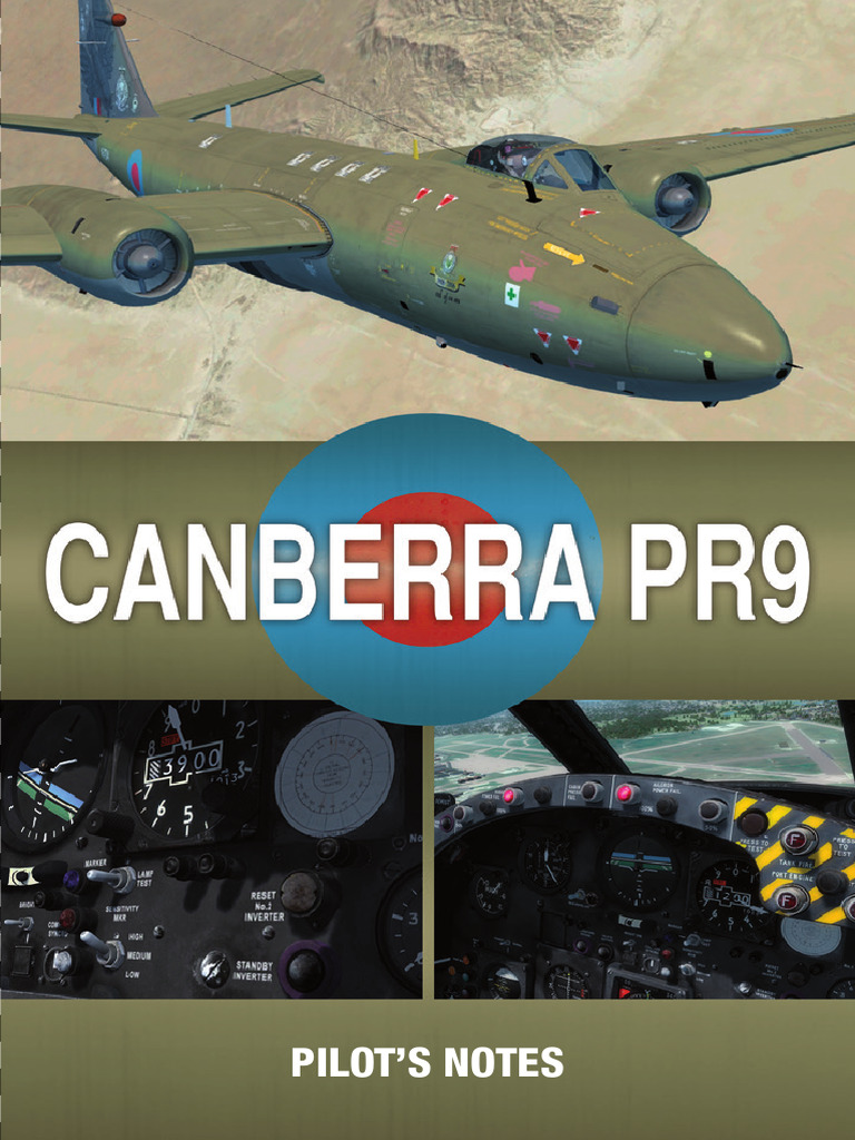 Canberra PR9 Manual FSX | PDF | Aviation | Aircraft