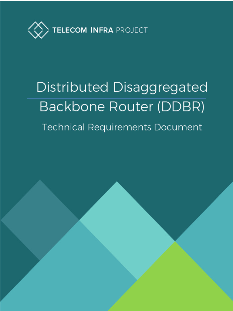Distributed Disaggregated Backbone Router 1734795766 | PDF | Computer Network | Quality Of Service