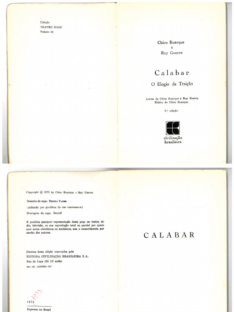CALABAR Texto Integral | PDF
