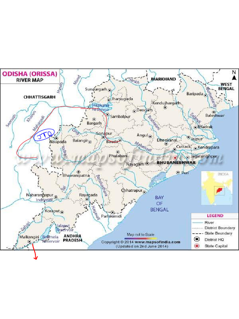 Odisha River Map | PDF