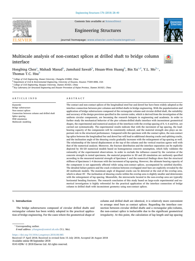 Chen Et Al. - 2018 - Multiscale Analysis of Non-Contact Splices at ...