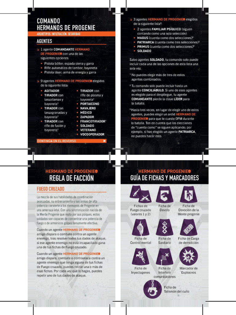 Hermanos de Progenie Deck Duplex Letter R1.4.0 | PDF