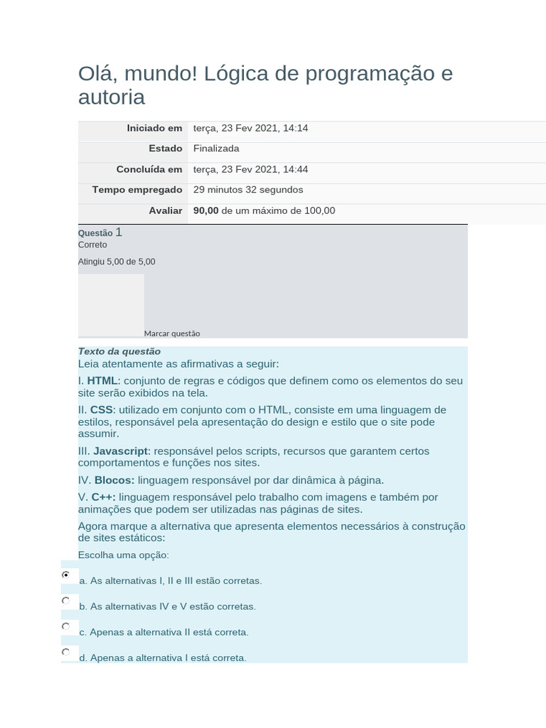 Prova 7 | PDF | Internet e Web | Rede mundial de computadores