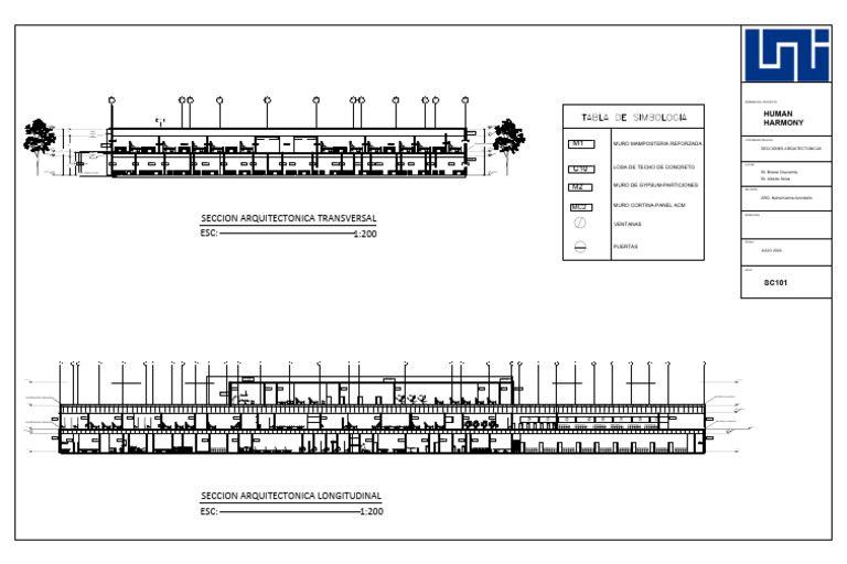 Secciones Arquitectonicas Pdf