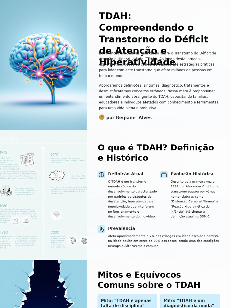 TDAH Compreendendo o Transtorno Do Deficit de Atencao e Hiperatividade ...