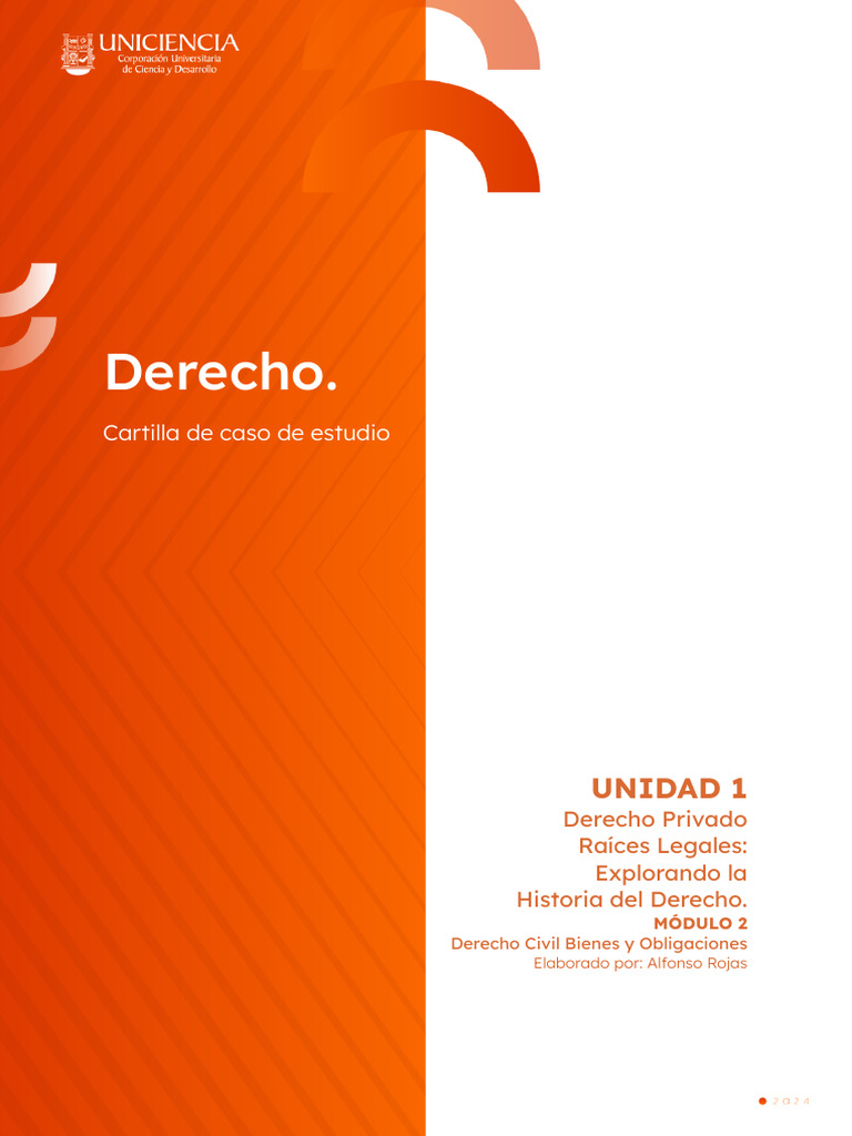 Derecho Modulo 2 Unidad 1 - Derecho Civil Bienes y Obligaciones | PDF