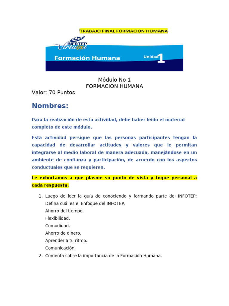 ACTIVIDAD FINAL. (IP) Hecha | PDF | Aprendizaje | Ciencias del comportamiento