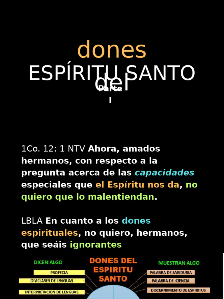 Dones del Espíritu Santo: Guía Esencial | PDF | Profecía | Creencia ...