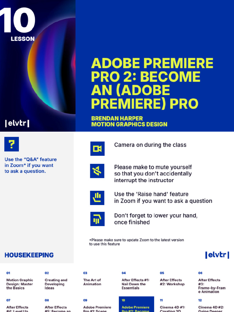 Lesson #10 Adobe Premiere Pro #2_ Become an (Adobe Premiere) Pro | PDF