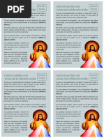 Conversación Con Jesús de La Misericordia Durante 30 Días | PDF | Oración