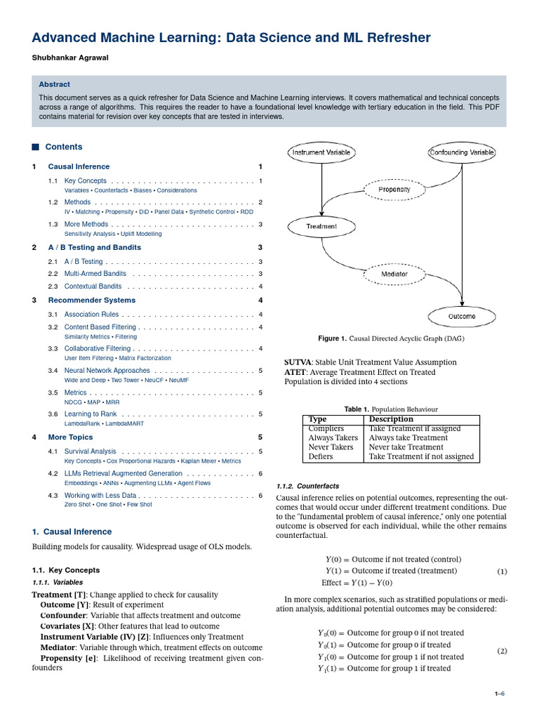 Data Science & ML Interview Guide | PDF | Machine Learning | Dependent ...