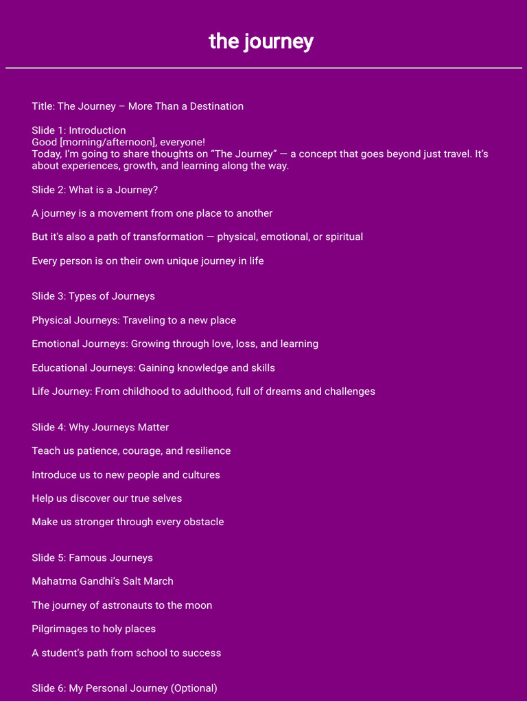 Understanding Life's Transformative Journeys | PDF