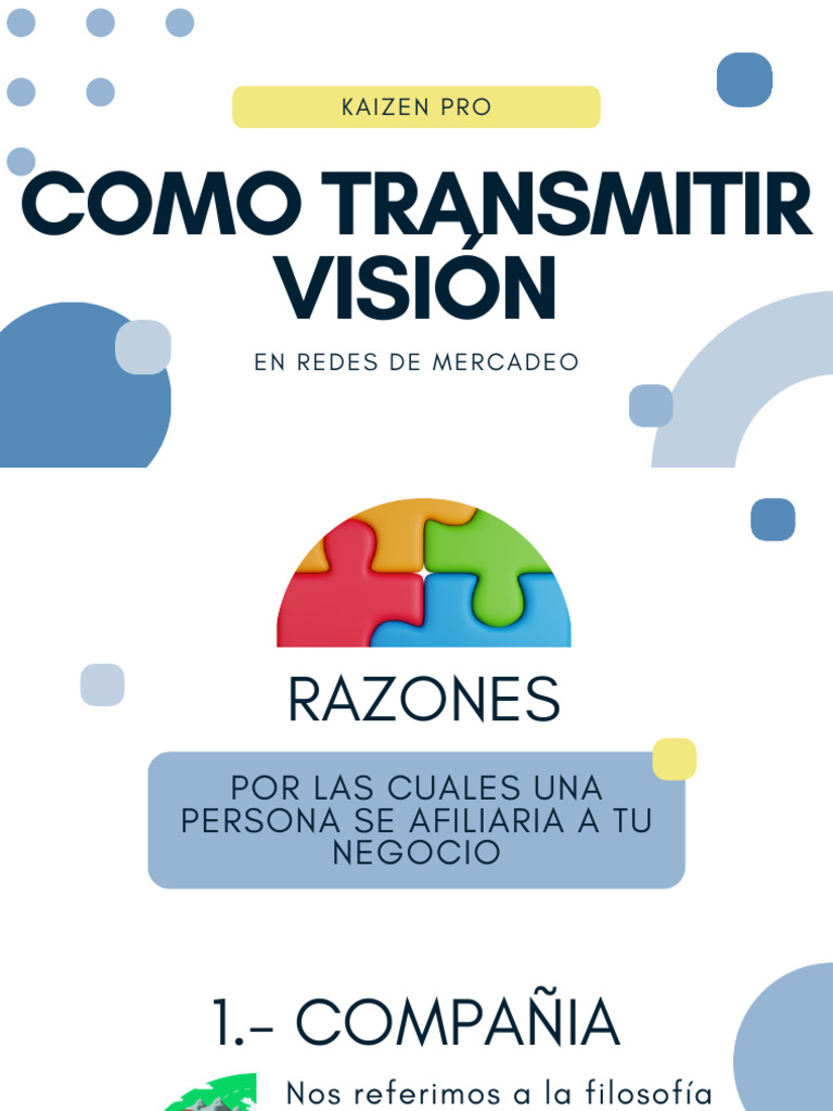 Cómo Transmitir la Visión de Tu Negocio | PDF