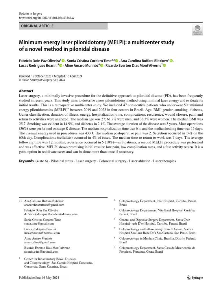 MelPi Base | PDF | Surgery | Medical Specialties