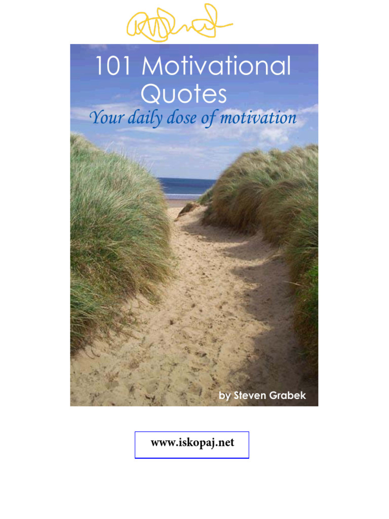 Daily Motivation: 101 Quotes for Students | PDF | Business