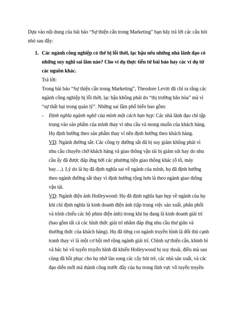 Nlmktl39 Btcn Duongtongkhanhha So1 | PDF