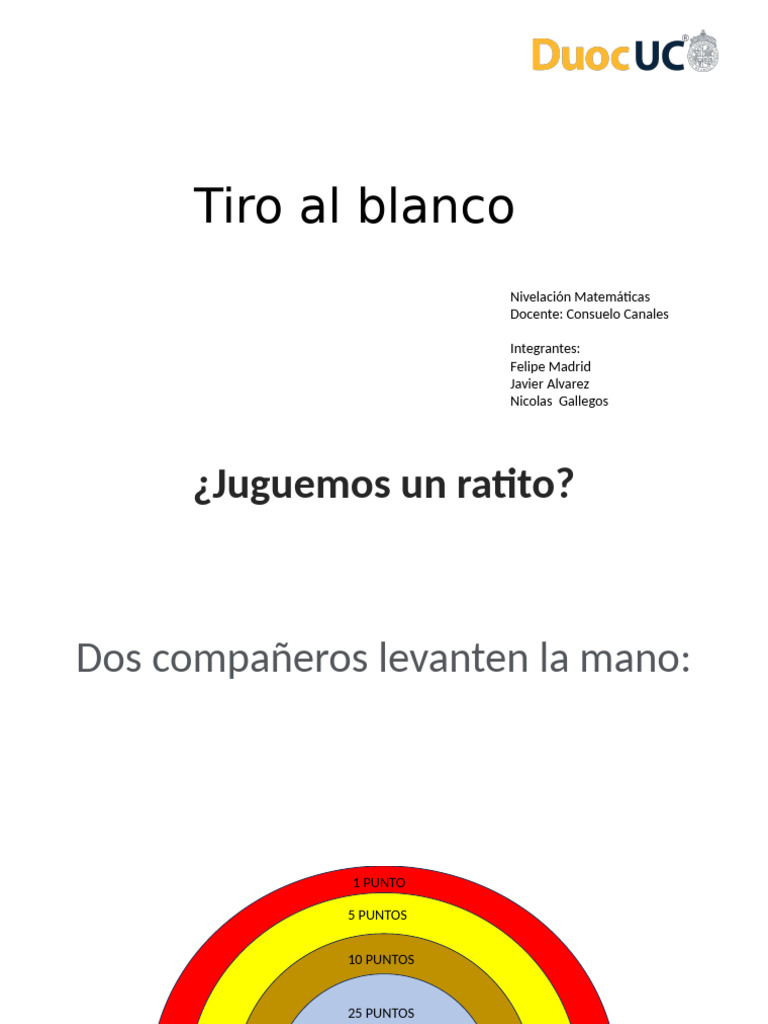 Tiro Al Blanco | PDF