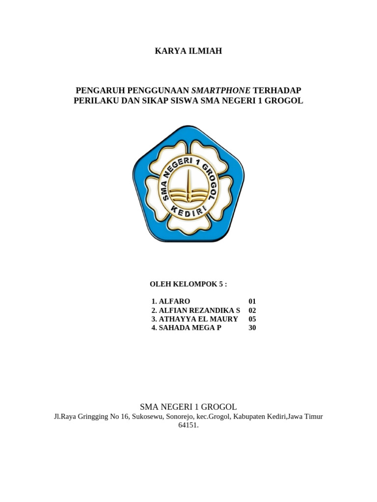 Karya Ilmiah Kelompok 5 | PDF