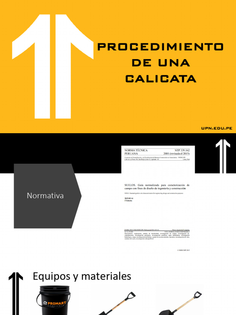 Procedimiento para Calicata Manual | PDF | Fundación (Ingeniería)
