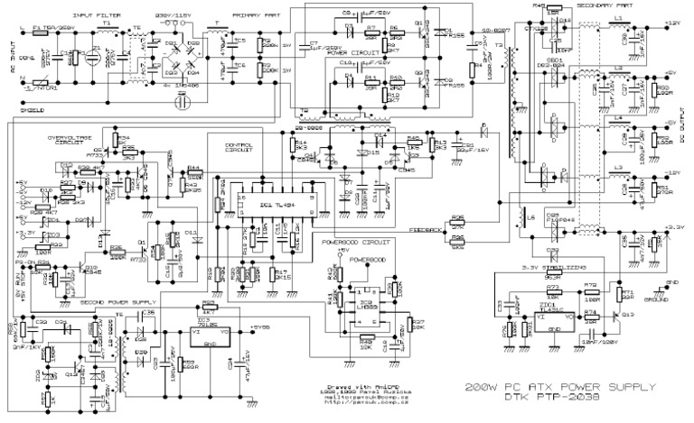 ptp-2038_pc-atx_200w | PDF