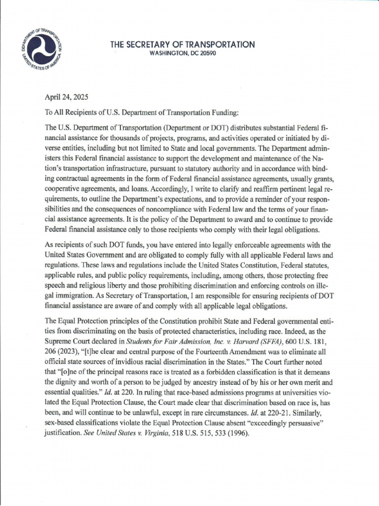 Letter To Grant Applicants - Final | PDF