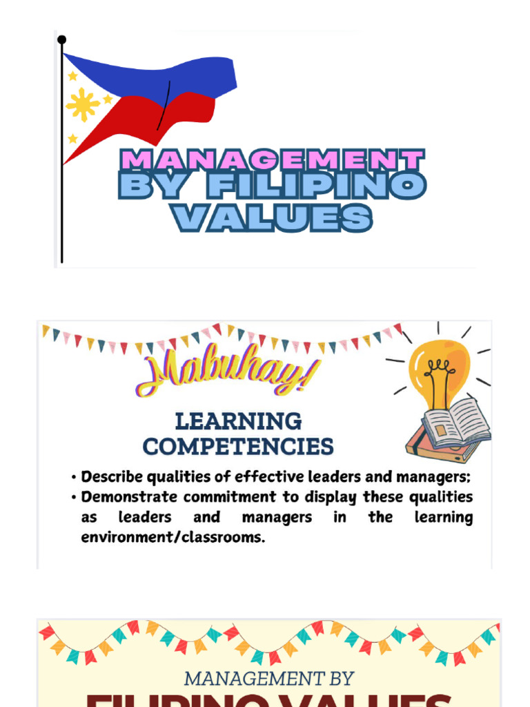 Management by Filipino Values | PDF
