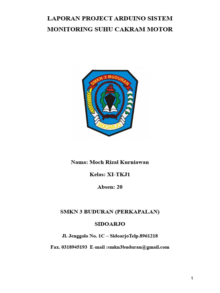 Laporan Moch Rizal Kurniawan-Xi-Tkj1-20. | PDF