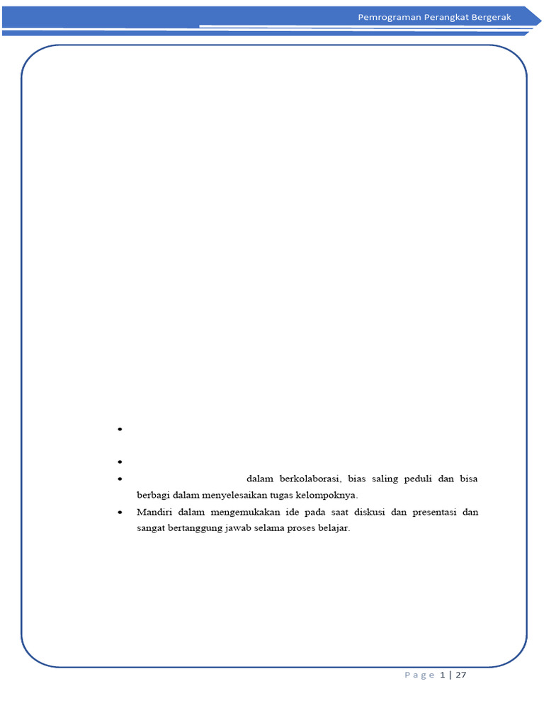 Modul Ajar Ppb - 1 | PDF