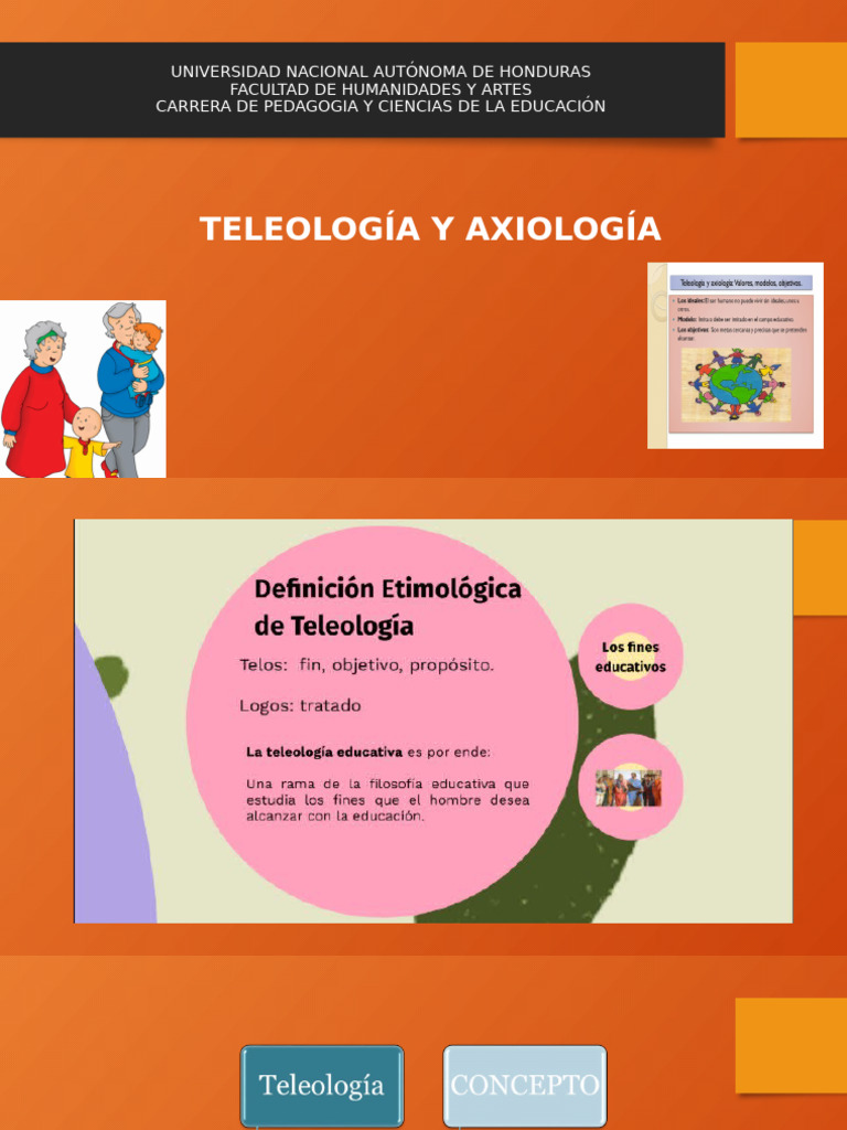 Axiología y Teleología en Educación | PDF