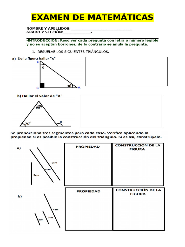 Examen de Mate3 | PDF