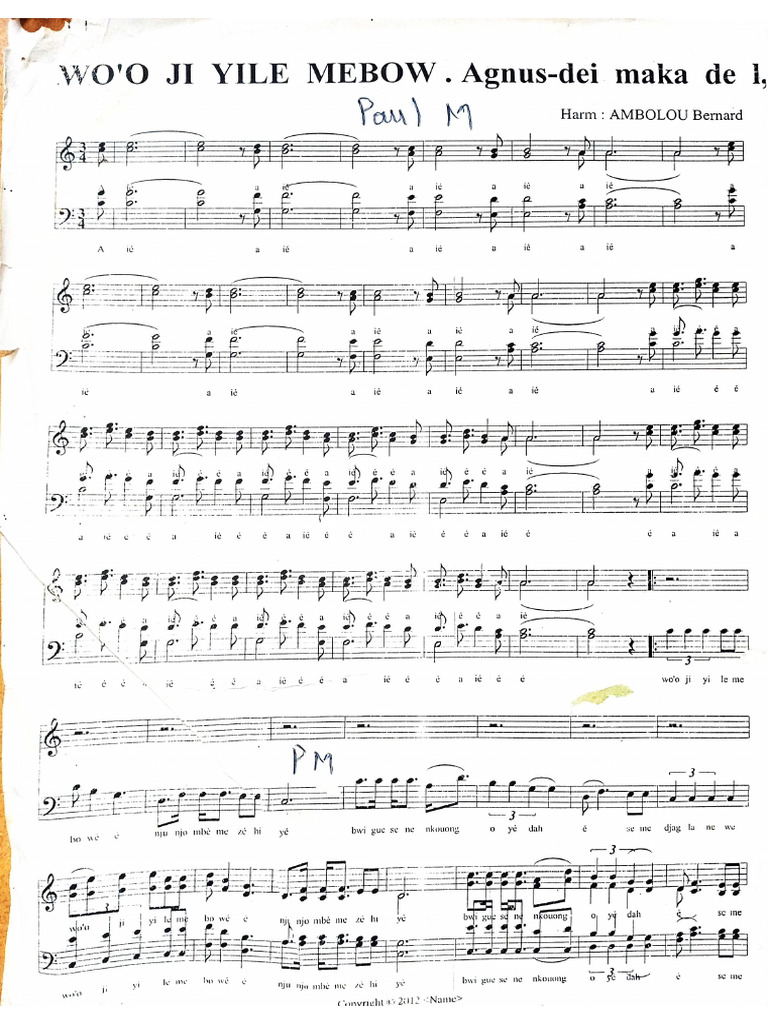 wo'o ji yile mebow.Agnus-dei maka de l'est._034150 | PDF
