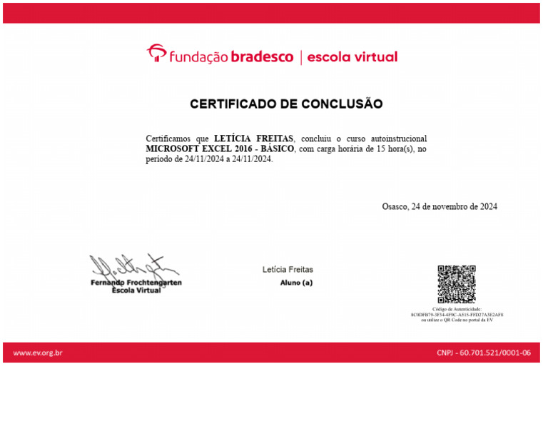 Certificado - MICROSOFT EXCEL | PDF
