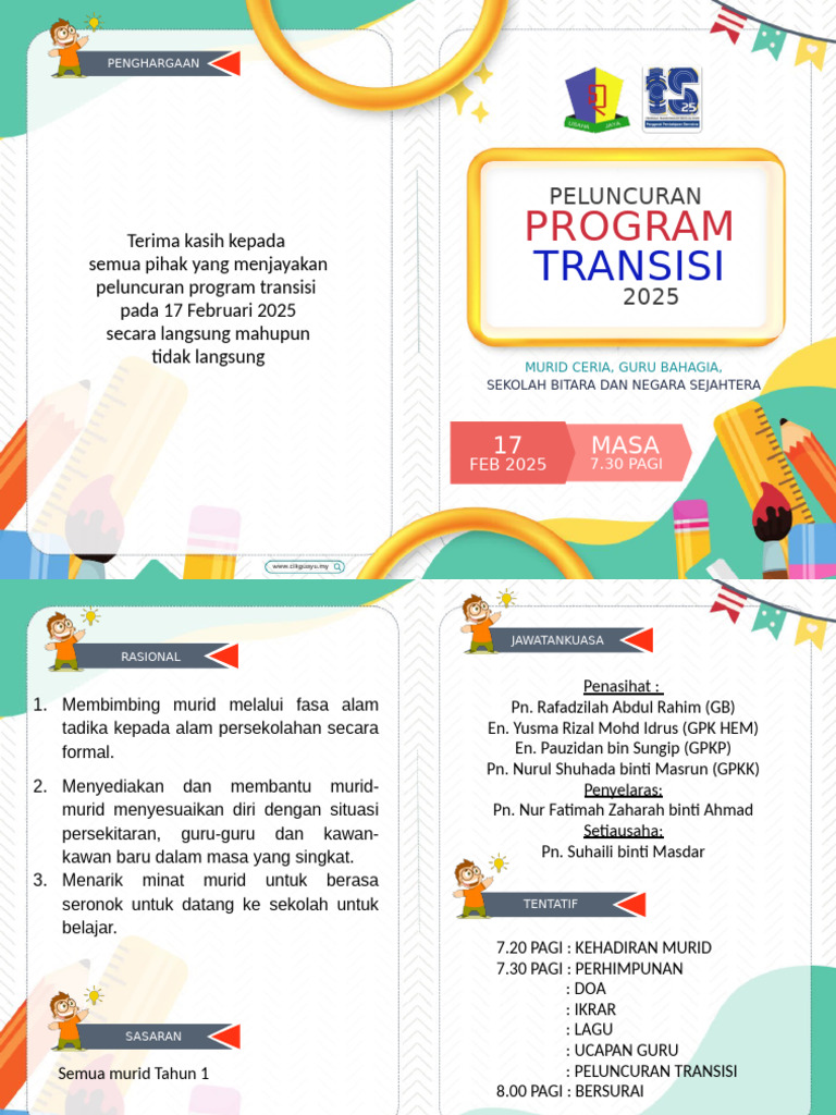 Buku Program Transisi Tahun 1 [Cikguayu.my] | PDF