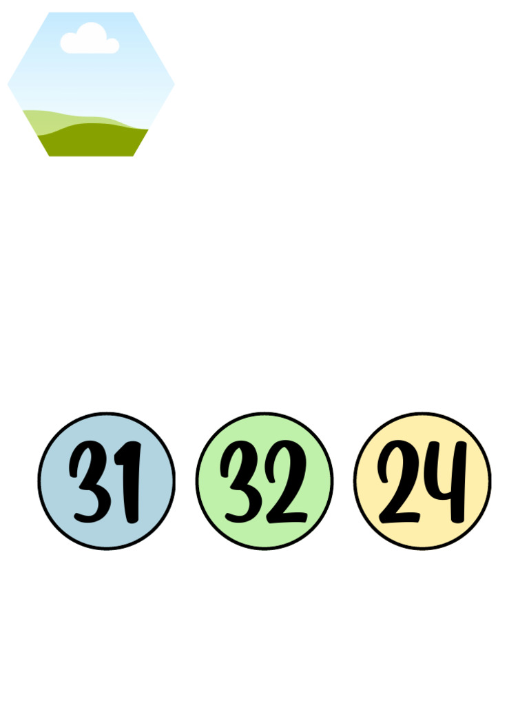 Numbers 1 to 100 Circle Flashcards (1) | PDF