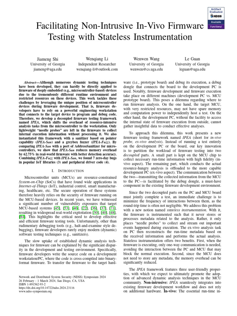 2024-116-paper | PDF | Pointer (Computer Programming) | Microcontroller