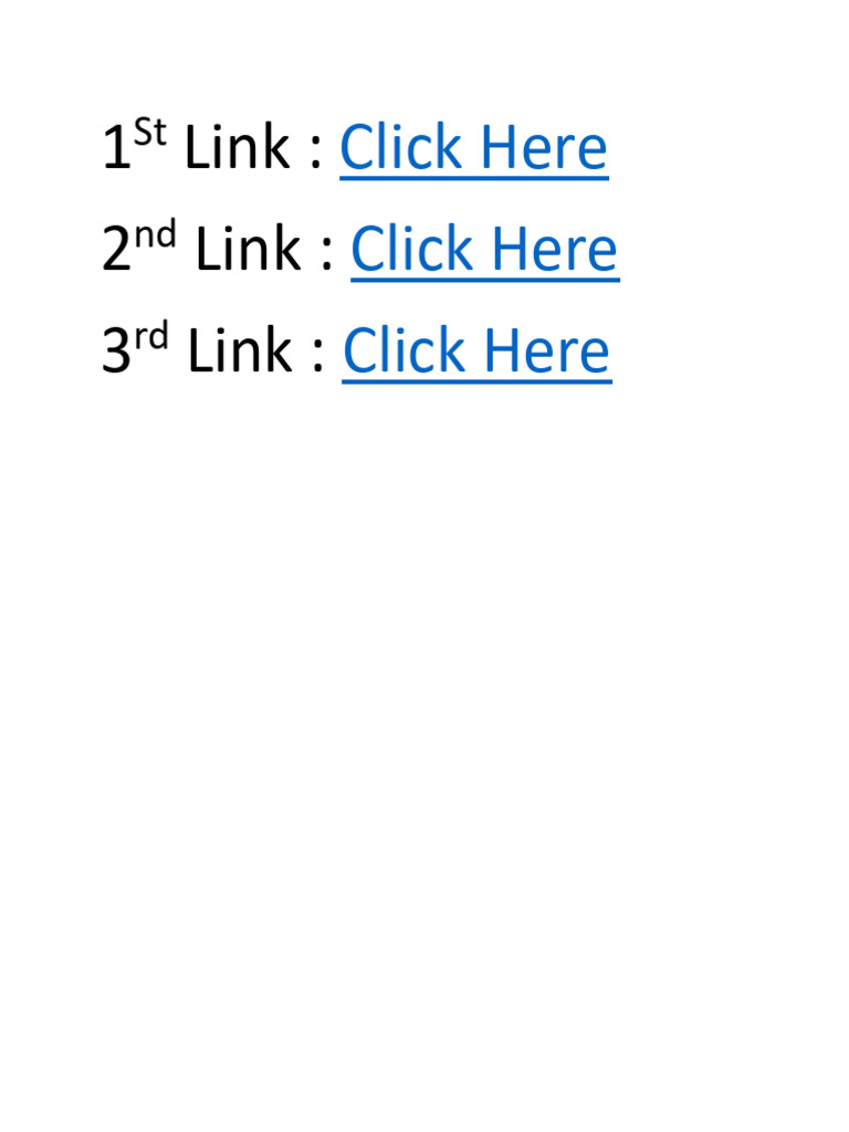 Essential Links for Quick Access | PDF