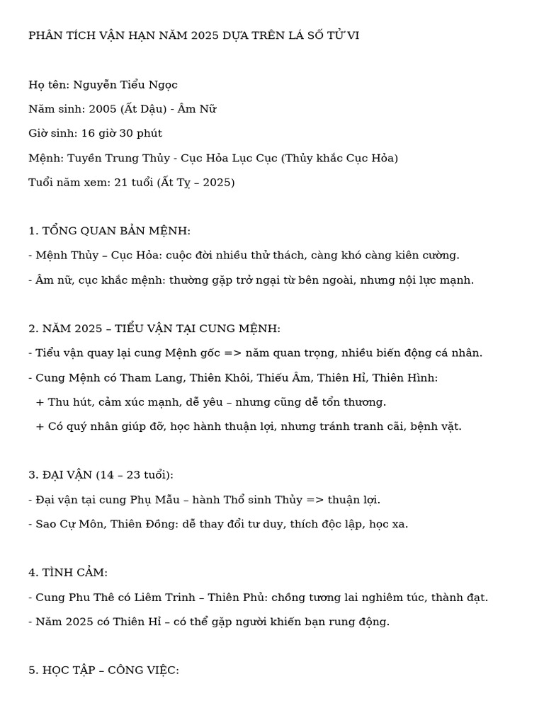 Phan Tich Van Han 2025 Nguyen Tieu Ngoc | PDF